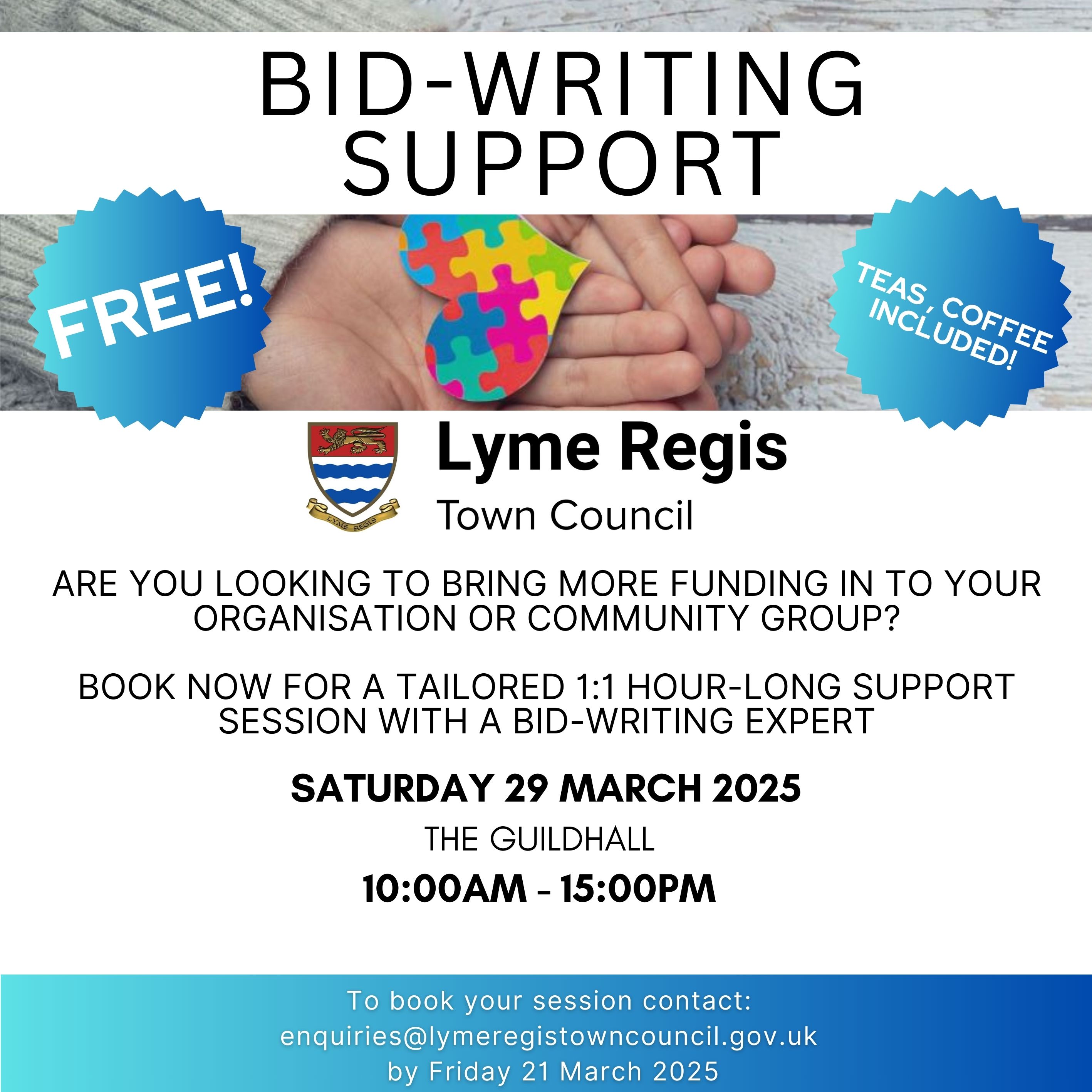 1:1 Bid-Writing support sessions - Bring more funding into your ...