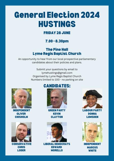 General Election 2024 HUSTINGS | Lyme Regis Town Council