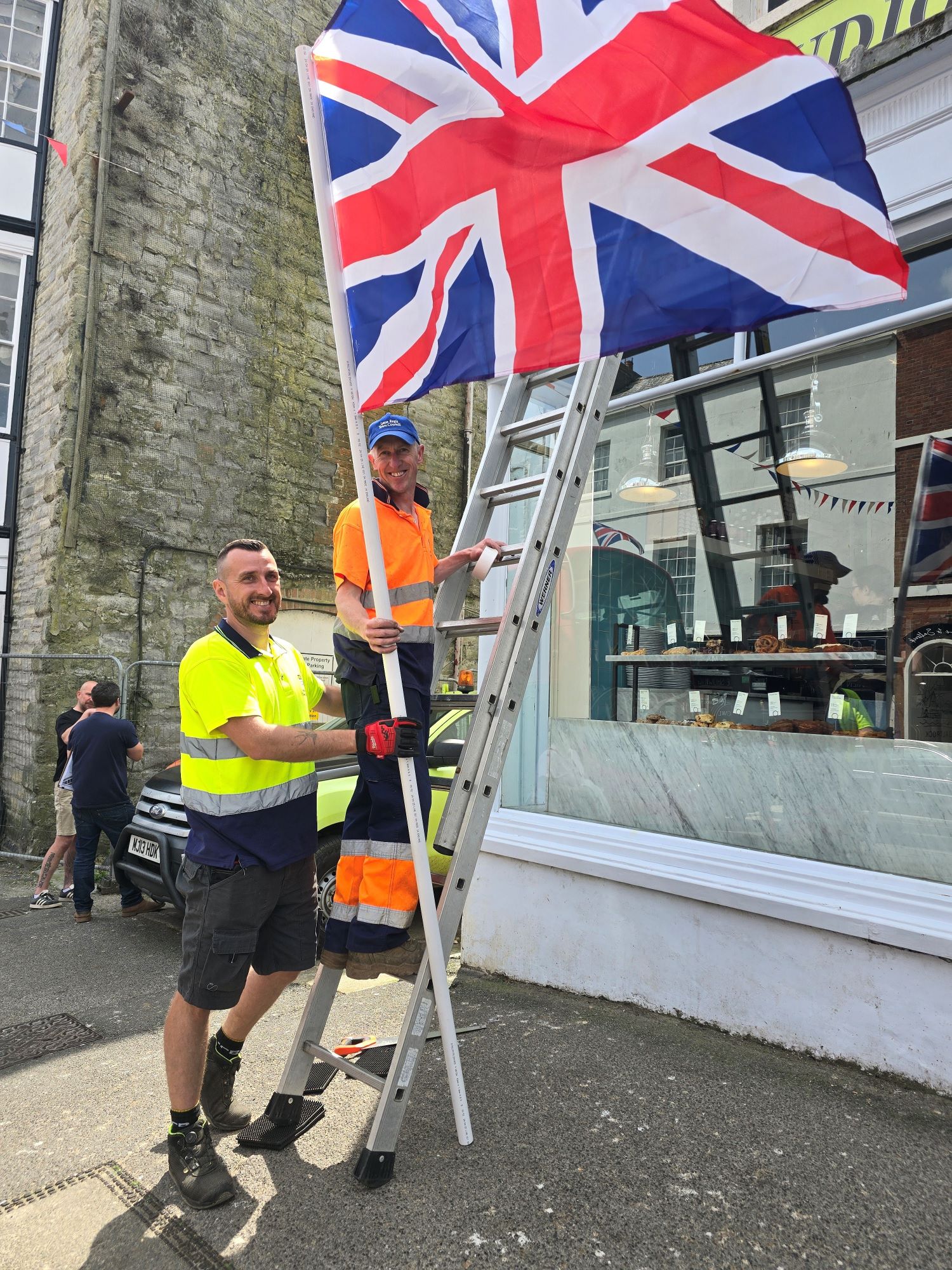Flying the Flag for VE Day 80 | Lyme Regis Town Council